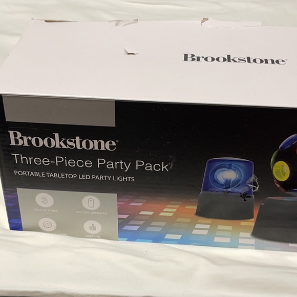 Brookstone | Other | Brookstone 3 Piece Party Pack Portable Led Party ...